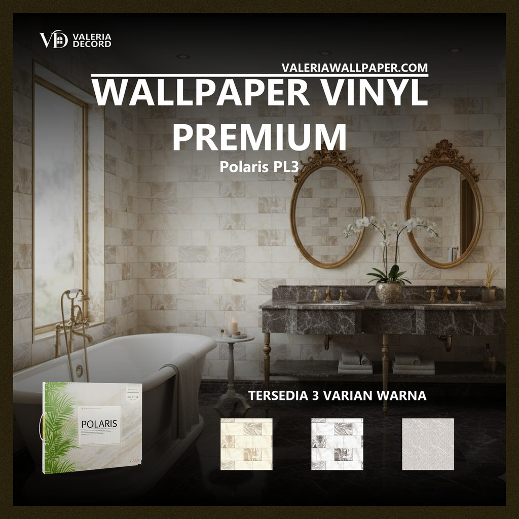 Jual Polaris PL3 Wallpaper Vinyl Premium China (Korea Sizing) - 3 ...