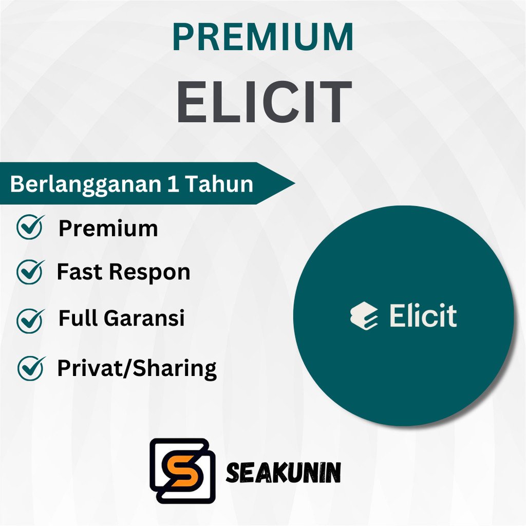 Jual Elicit Plus Plan 1 Bulan Original - AI Literature Review | Shopee Indonesia