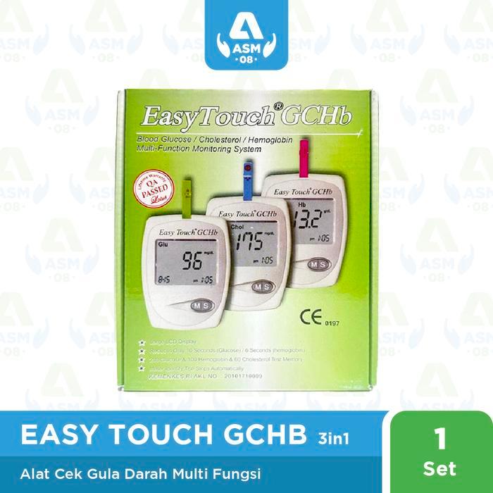 Jual Alat cek HB test hemoglobin easy touch/ alat cek guladarah ...