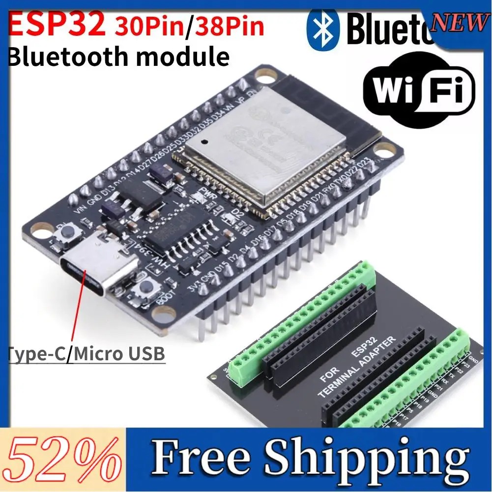 Jual ESP32 ESP-32S ESP WROOM 32 WIFI Board Bluetooth module Dual Core ...