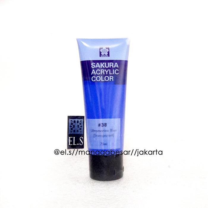 Jual Sakura Acrylic Ultramarine ( Cat Acrylic ) | Shopee Indonesia