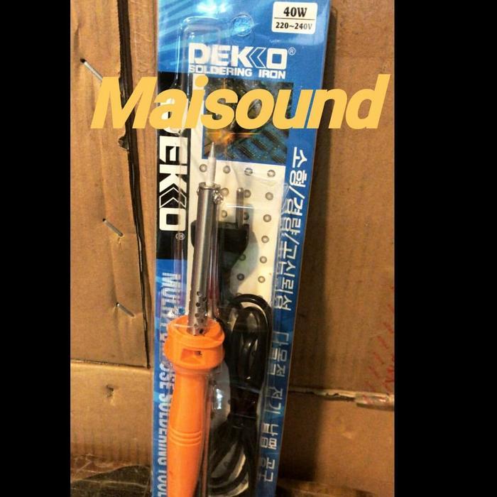 Jual SOLDER DEKKO 40w soldering iron deko 40 w | Shopee Indonesia