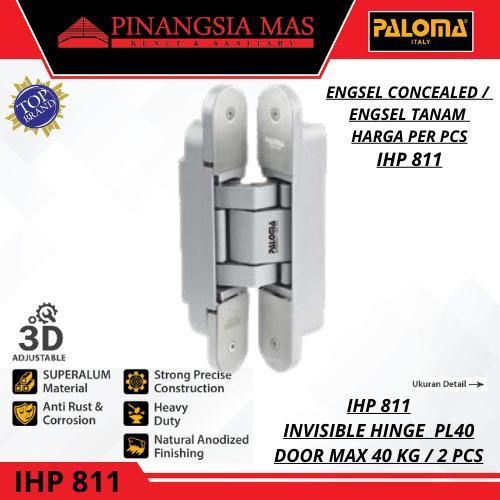 Jual PALOMA Engsel Tanam Invisible Concealed Hinge Pintu Jendela IHP ...