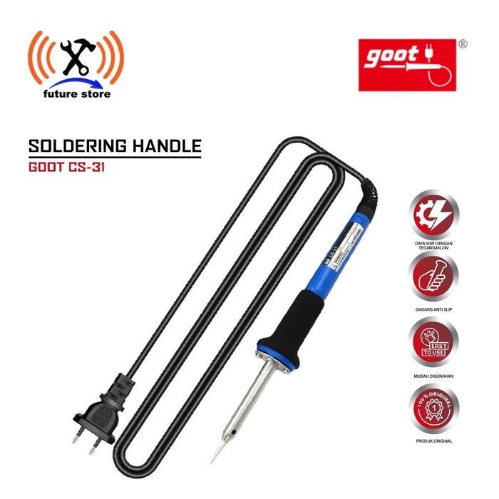 Jual Solder ORI GOOT CS-31 - SOLDER TANGAN GOOT ORIGINAL CS31 25WATT ...