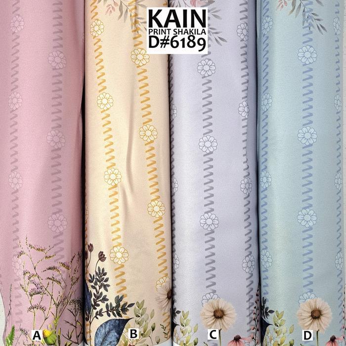 Jual Kain Printing / Kain Printing Kain Shakila D-6189 (Per 0.50 meter ...