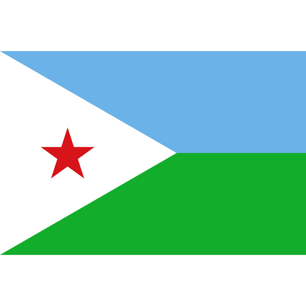 Jual Bendera Negara Djibouti Bahan TC Mirror (tembus kebelakang ...