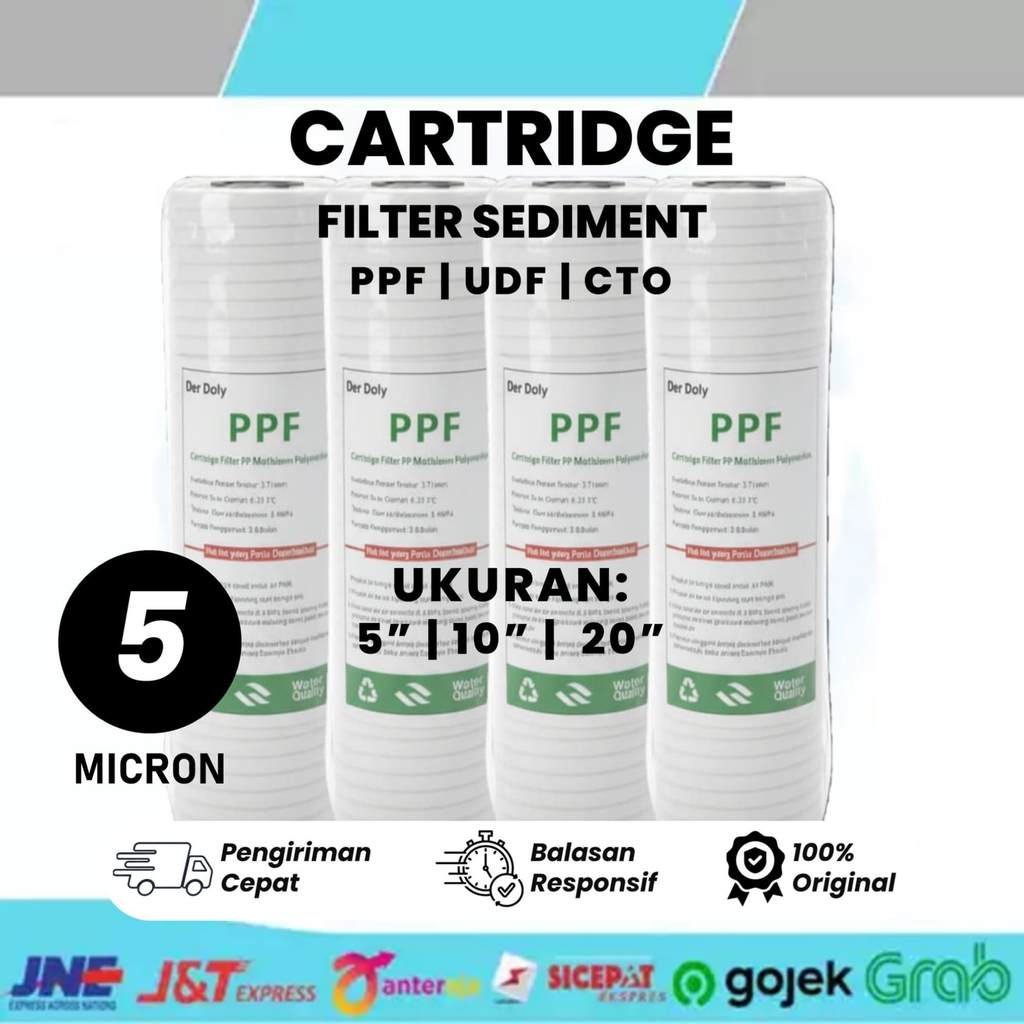 Jual SEDIMENT FILTER AIR NANO 10” / CATRIDGE FILTER AIR 10 INCH ...