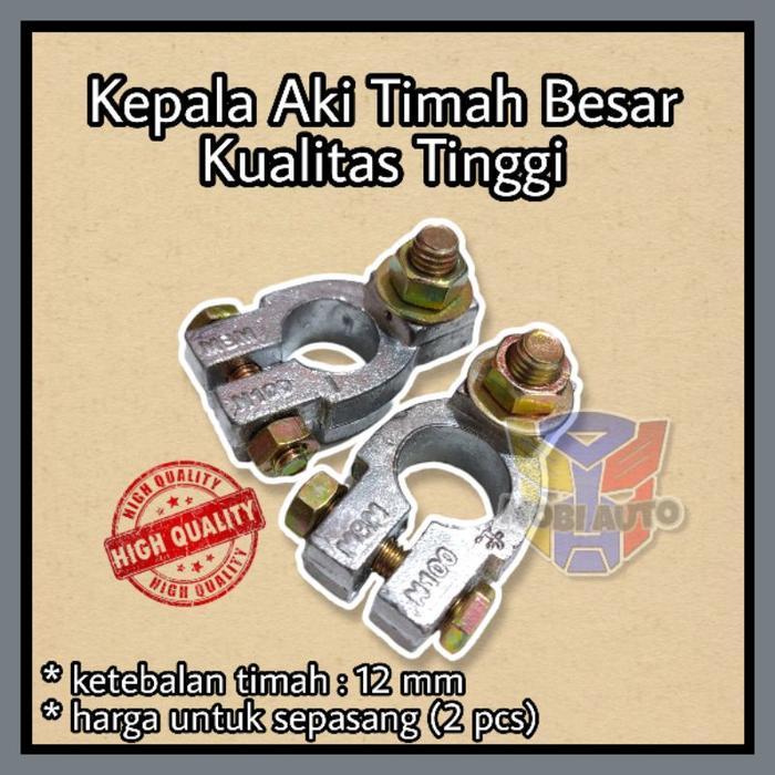 Jual MTG Kepala Aki Timah Besar / Klem Accu Tebal Kualitas Tinggi ...