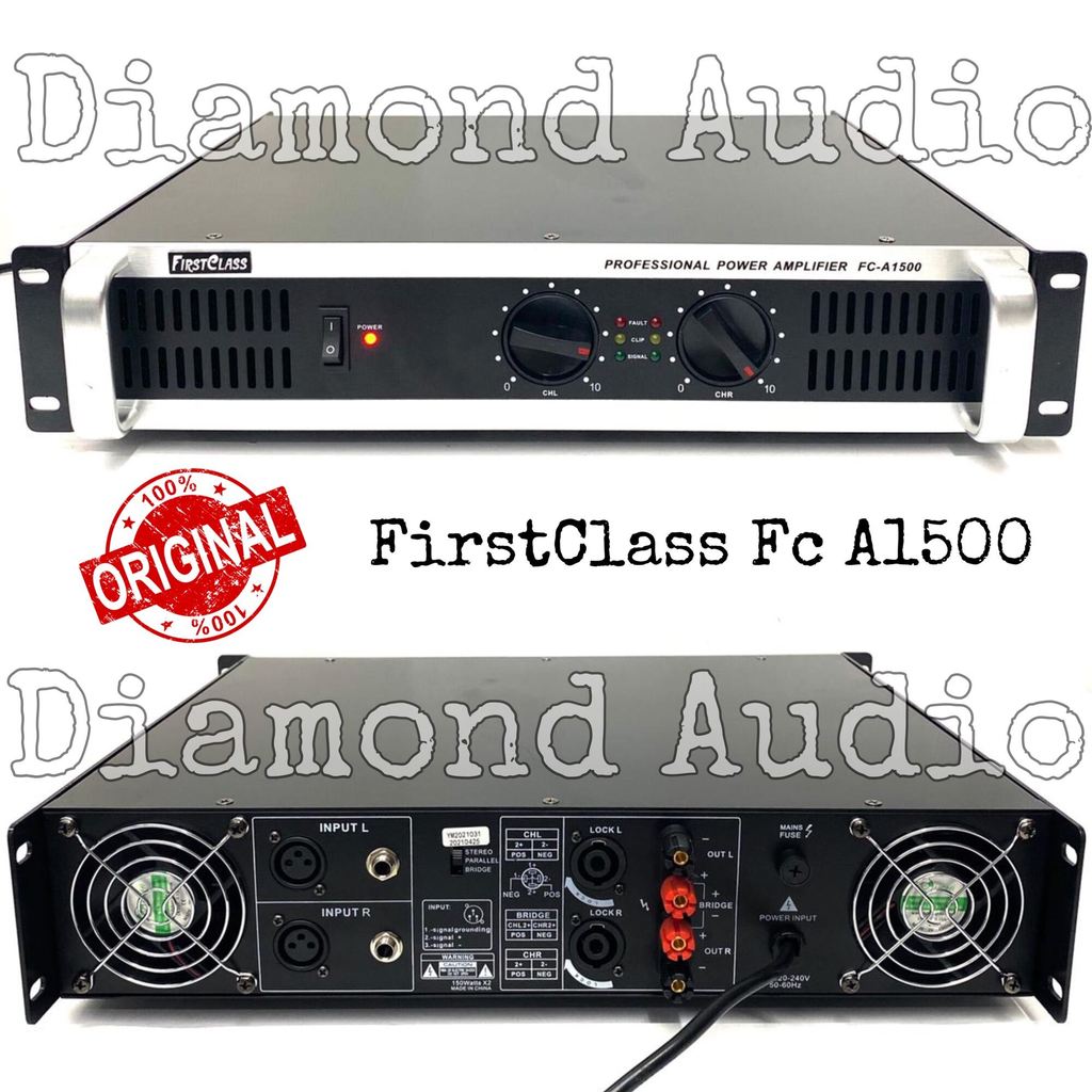 Jual Power Amplifier Firstclass Fc A1500 Original Ampli First Class ...