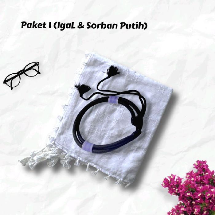 Jual Igal Dan Sorban Segiempat Arab Sepaket Igal Arab Igal Dan Sorban ...