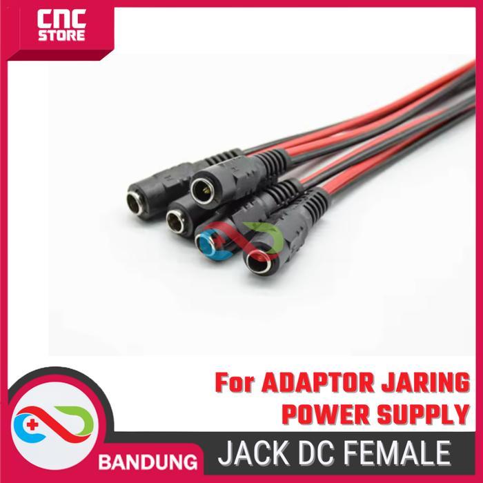 Jual KABEL JACK DC FEMALE UNTUK ADAPTOR JARING POWER SUPPLY | Shopee ...