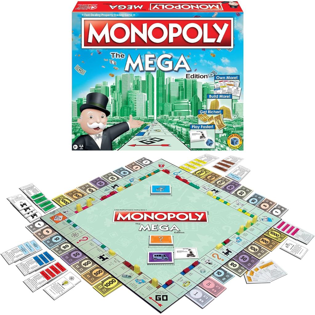 Jual Monopoly The Mega Edition by Winning Moves Games USA, | Shopee ...