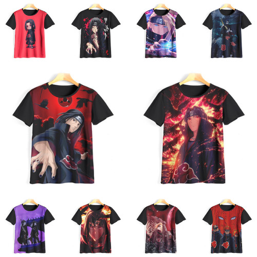 Jual Baju Akatsuki Itachi Deidara Kisame Team Kaos 3D Model 2 Naruto ...