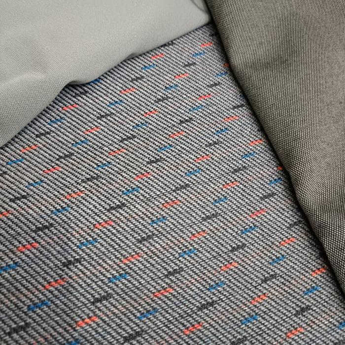 Jual Kain Jok mobil Fabric Abu model Bmw M-Rain LAL pattern sangat ...