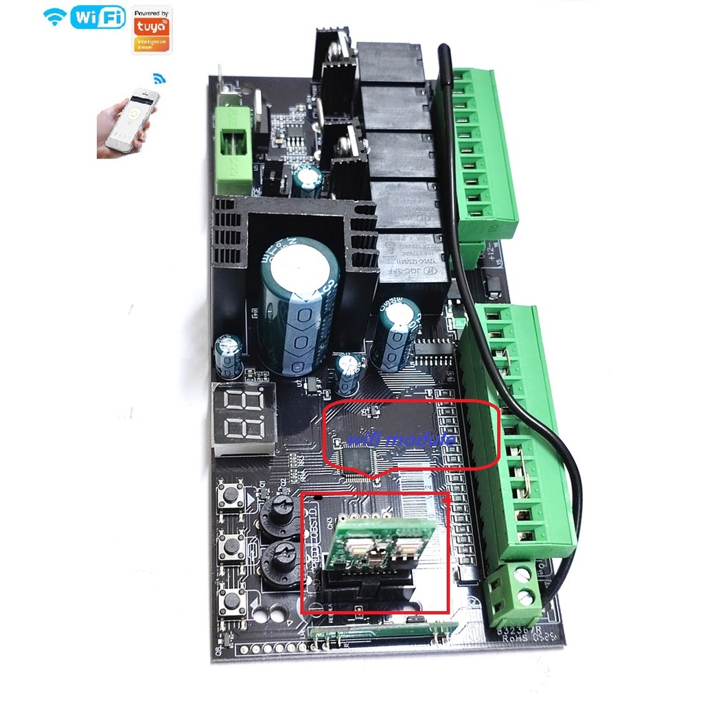 Jual Tuya wifi 12VDC 24VDC!!!automatic swing gate opener motor operator ...