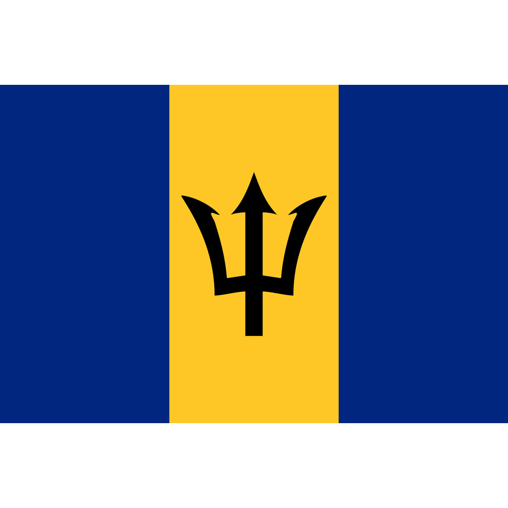 Jual Bendera Negara Barbados Bahan TC Mirror (tembus kebelakang ...