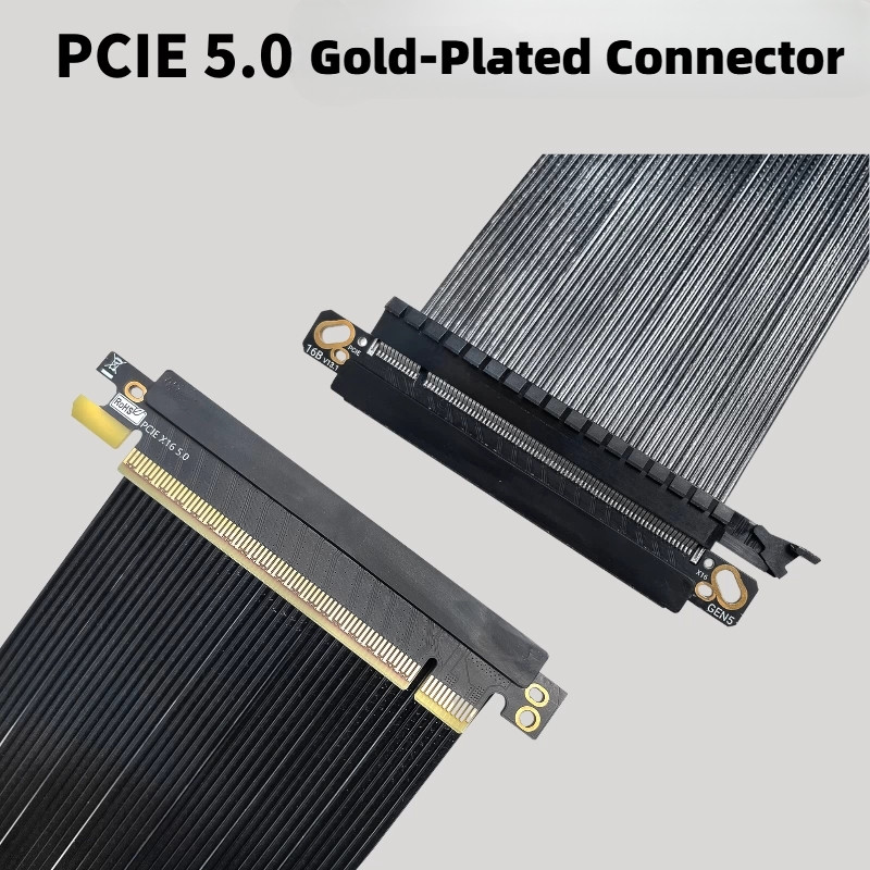 Jual Ultra Pcie 5.0 X16 Riser Cable [Rtx5090 Rtx5080 Rtx4090] Shielded ...
