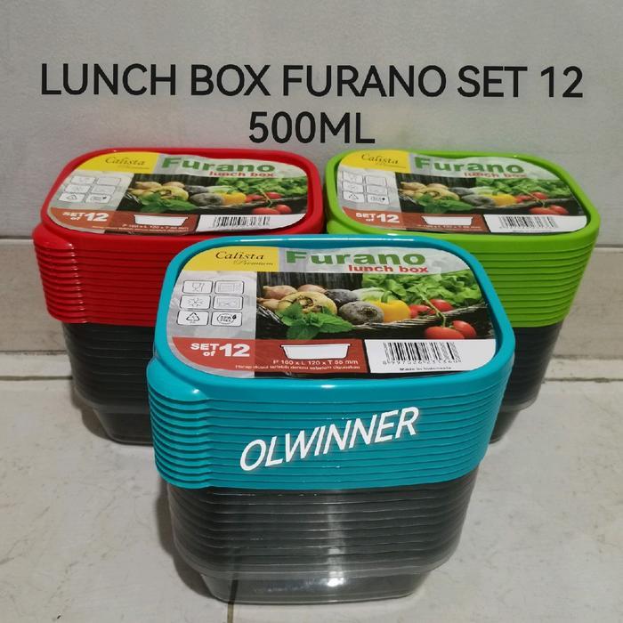 Jual ID FURANO LUNCH BOX 12 PCS/TOPLES MAKANAN/TEMPAT MAKANAN/CONTAINER ...