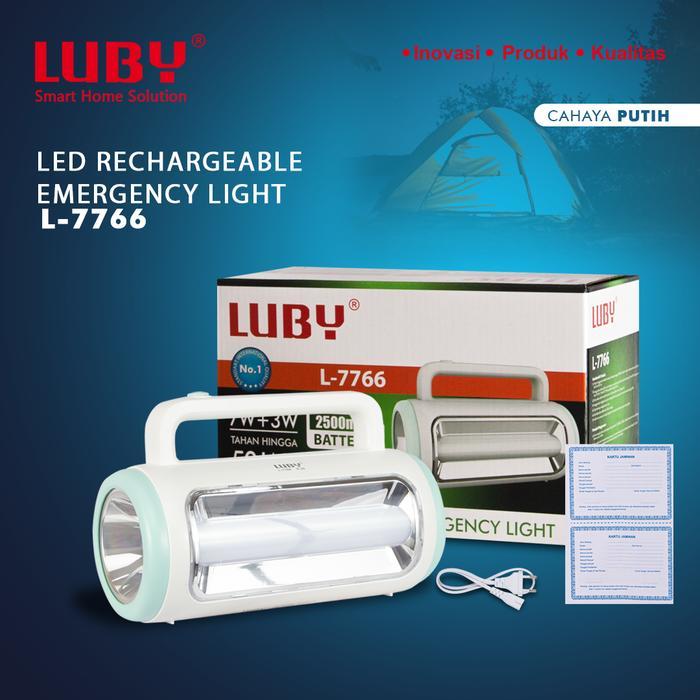Jual EMERGENCY LIGHT / SENTER DARURAT LUBY TIPE L-7766 | Shopee Indonesia