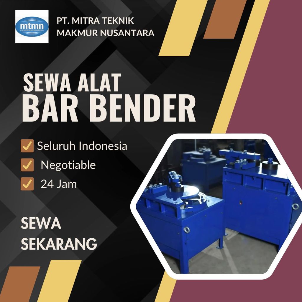 Jual Sewa Bar Bender Tasikmalaya – Rental Mesin Tekuk Besi Beton Proyek ...