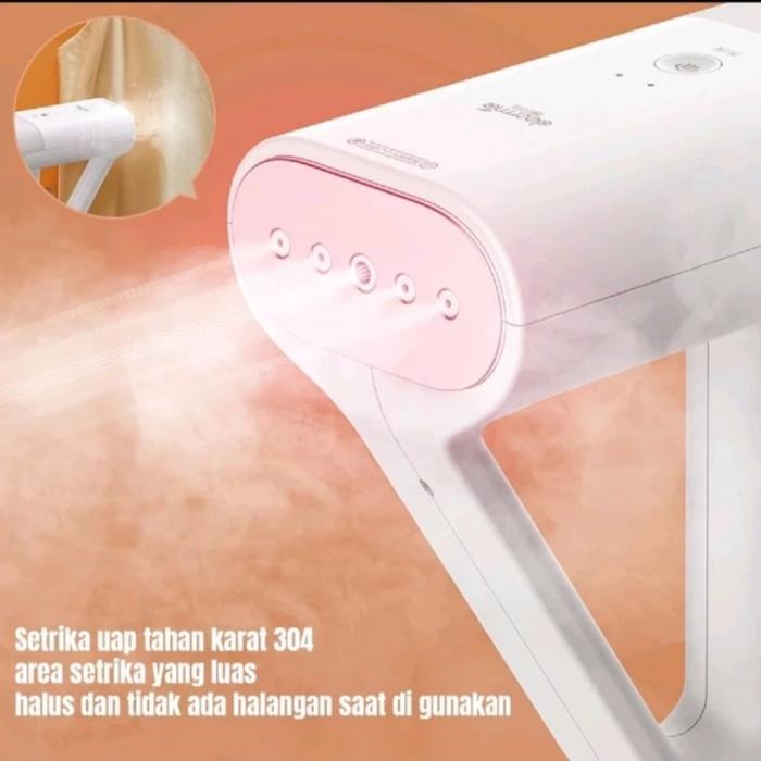 Jual DEERMA HS 100 HANDHELD GARMENT STEAMER IRON / SETRIKA UAP PORTABLE ...