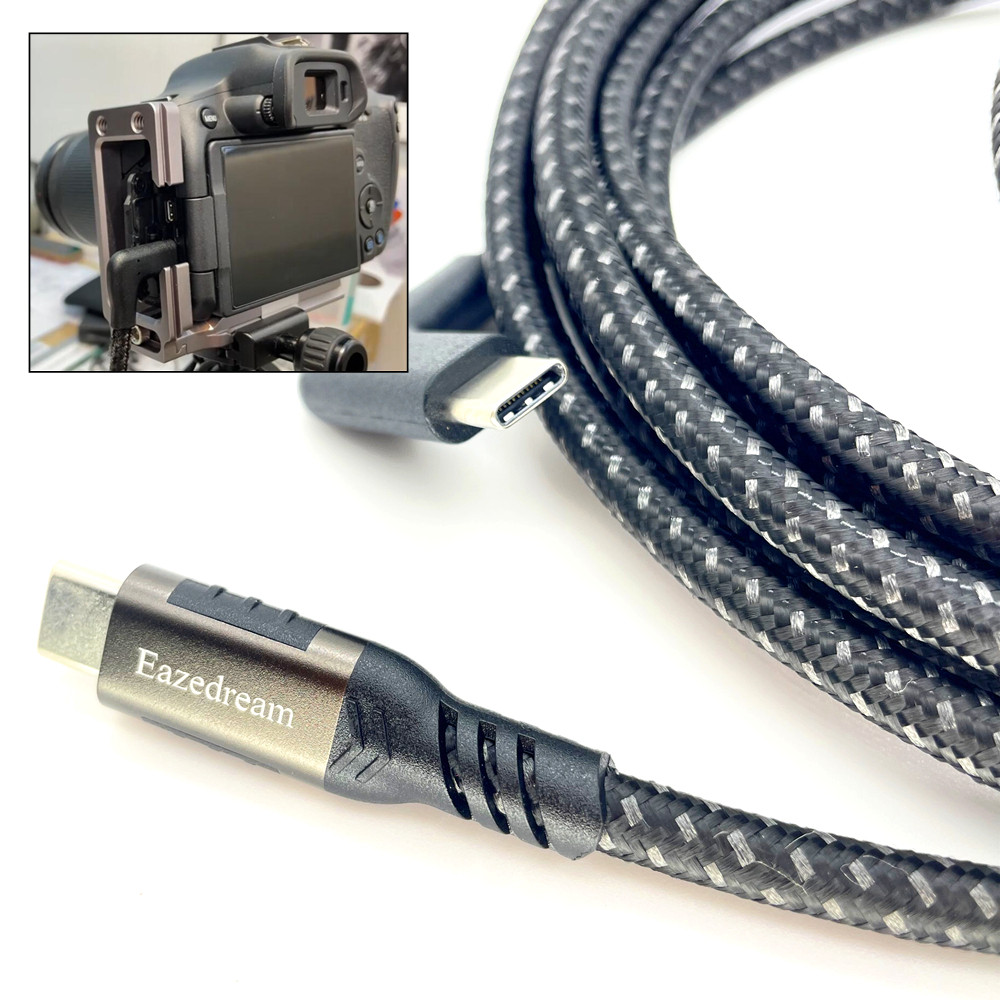 Jual 3m USB-C / USB3.0 to Type-C Live Stream Cable for Canon EOS R RP ...