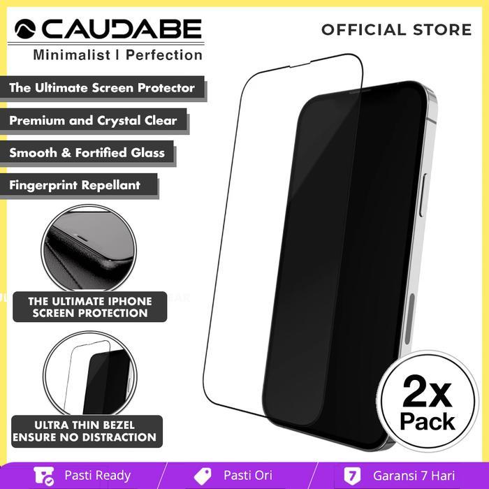 Jual Caudabe Crystal Shield Full Tempered Glass Compatible For 13 Pro ...