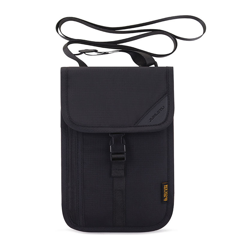 Jual RFID Multifunction Anti-theft Wallet Hidden Travel Neck Pouch ...