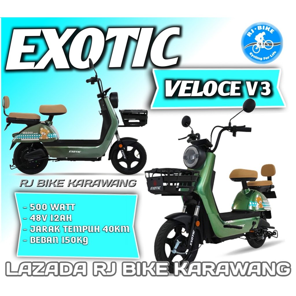 Jual Exotic Sepeda Listrik Veloce Harga Terlengkap & Harga Terbaru Juni ...