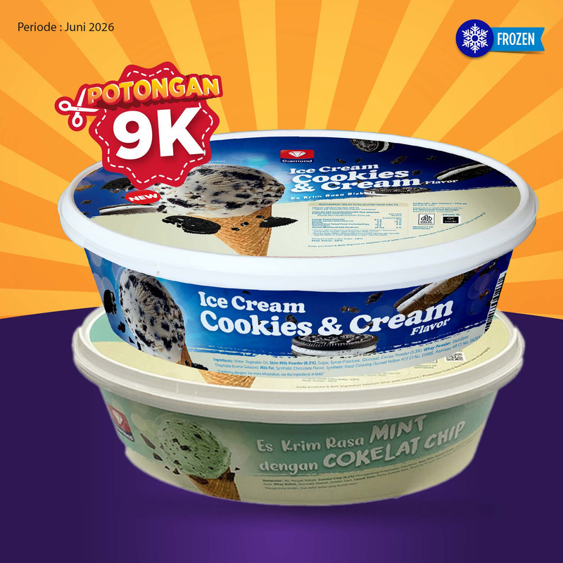 Jual Es Krim Cookies And Cream Terlengkap & Harga Terbaru Juni 2026 ...