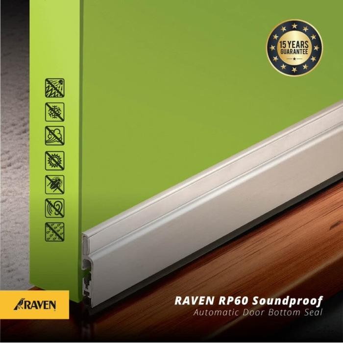 Jual RAVEN AUTOMATIC DOOR BOTTOM SEAL RP60 SILVER - SEAL PINTU OTOMATIS ...