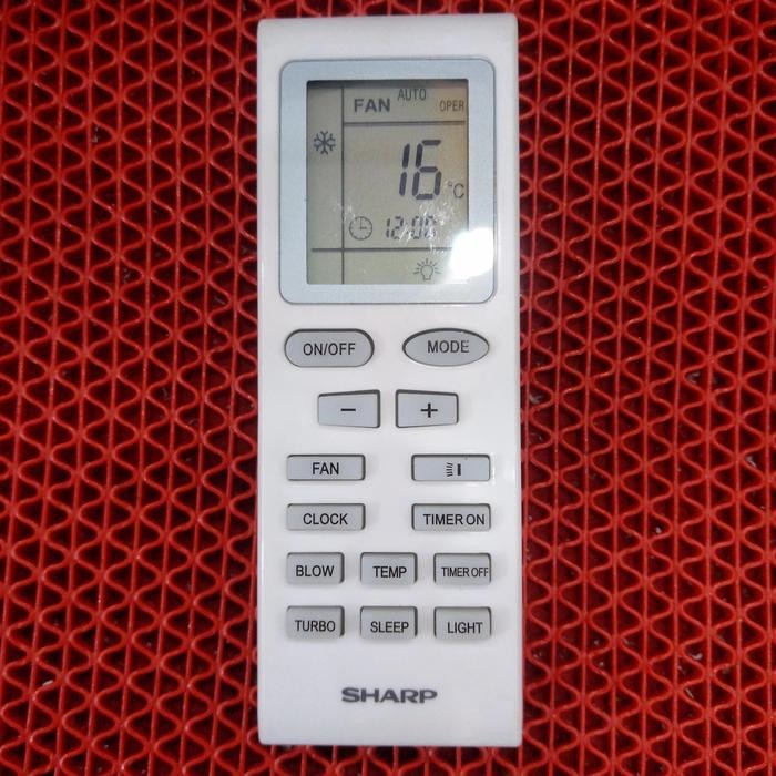 Jual Remot Ac Sharp Yb1Fa Turbo,Sleep,Mode,Temp,Blow,Timer Original ...