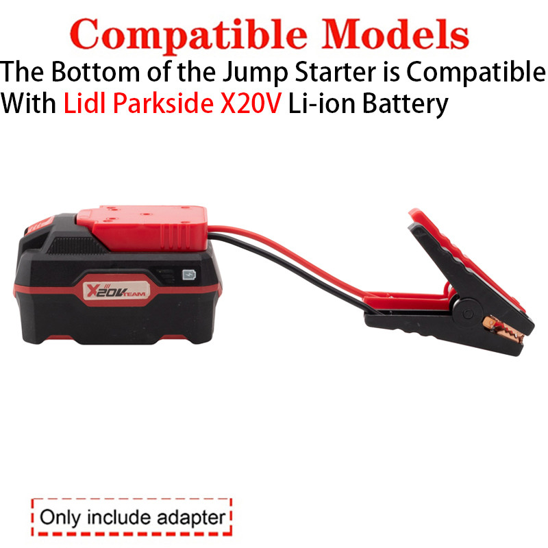 Jual Battery Car Emergency Jump starter for Lidl Parkside X20V Li-ion ...