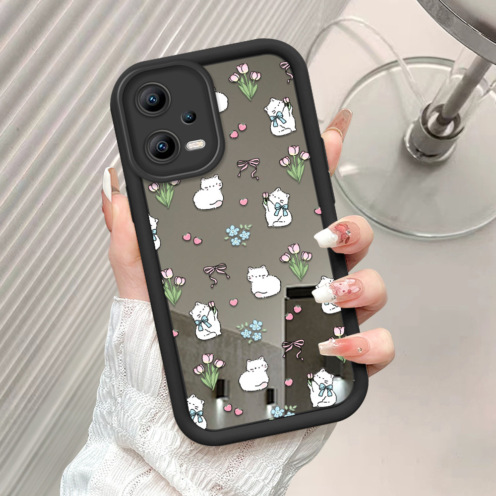 Jual Casing Hp Untuk Xiaomi Poco X5 5G Cermin Softcase Case Kucing ...