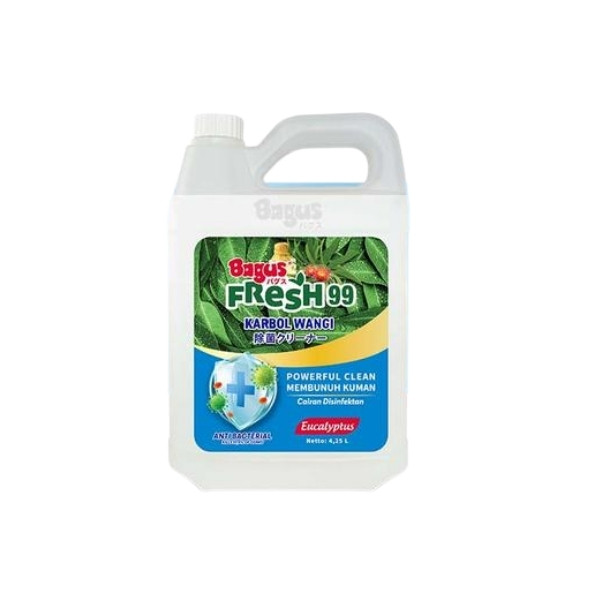 Jual BAGUS FRESH 99 KARBOL EUCALYPTUS JERIGEN 4.25 LITER | Shopee Indonesia