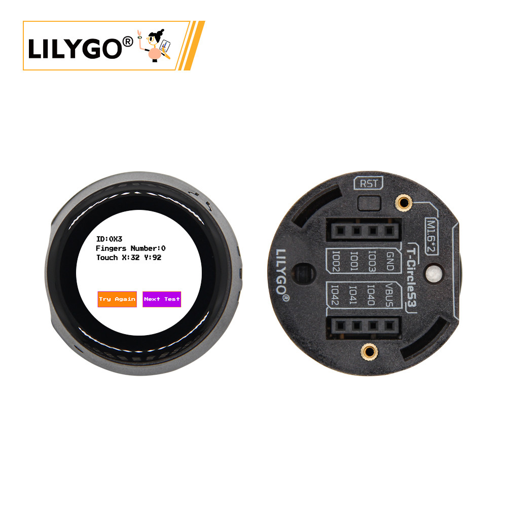 Jual BEST SELLER LILYGO® T-Circle / T-Circle-S3 ESP32-S3 IoT Round TFT ...