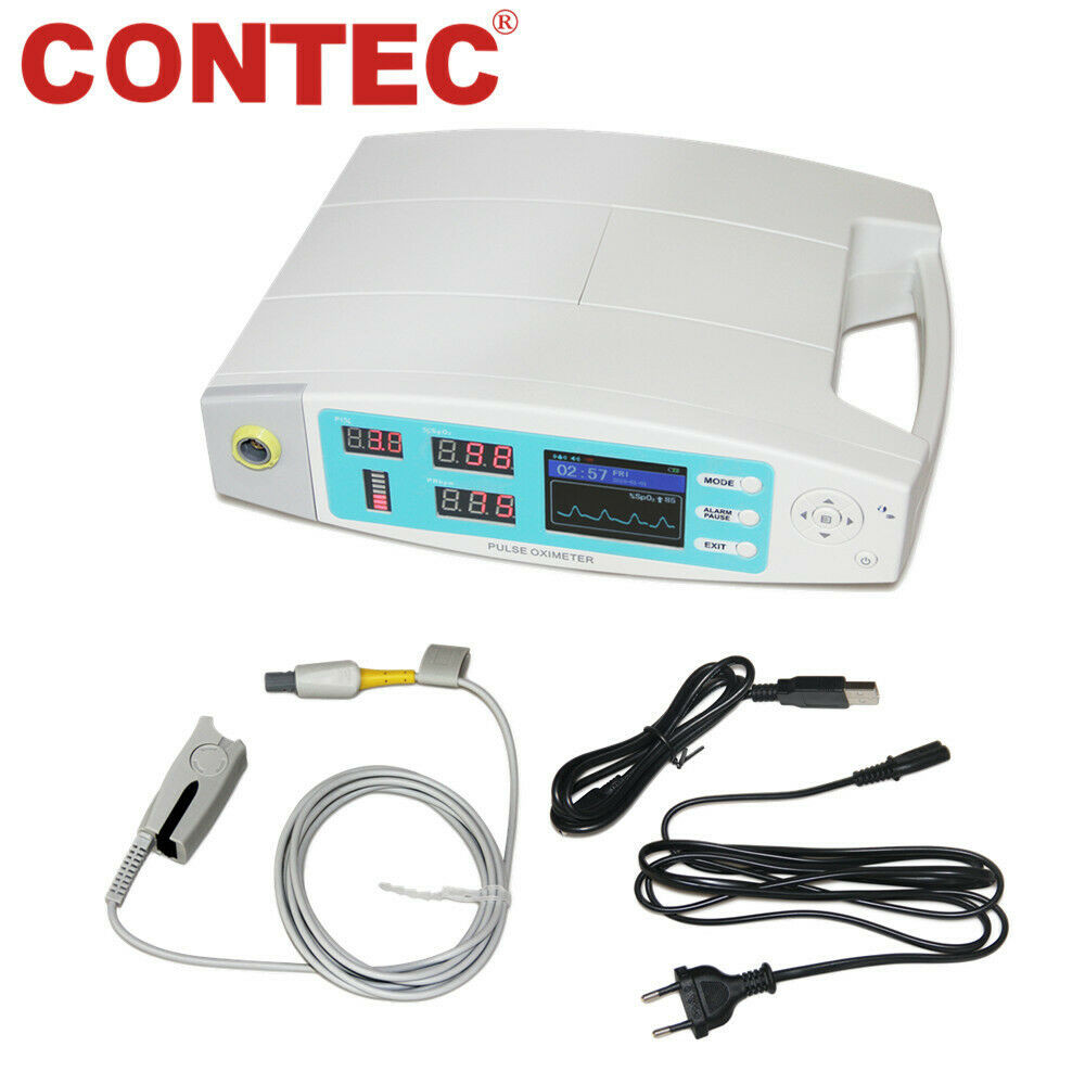 Jual PROMO CONTEC CMS70A Desktop Finger Pulse Oximeter Blood Oxygen ...