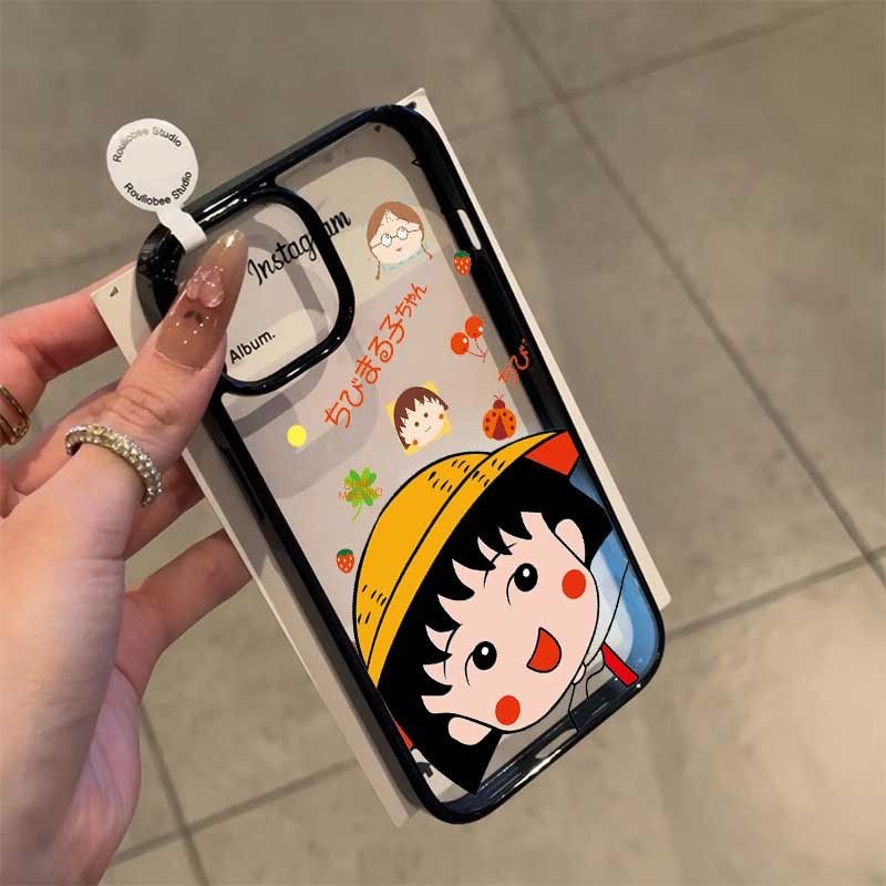 Jual Chibi Maruko-Chan Kartun Cewek Case Hp Infinix Hot 60I 60 Smart 10 60 Pro Plus Hot 50I Note ...