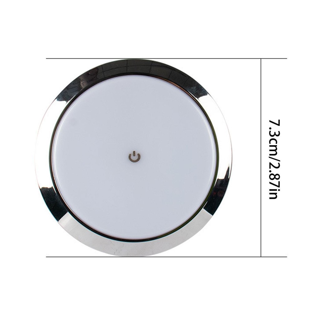 Jual 12V 24V RV LED Ceiling Dome Roof Light Interior Lamp For Motorhome ...