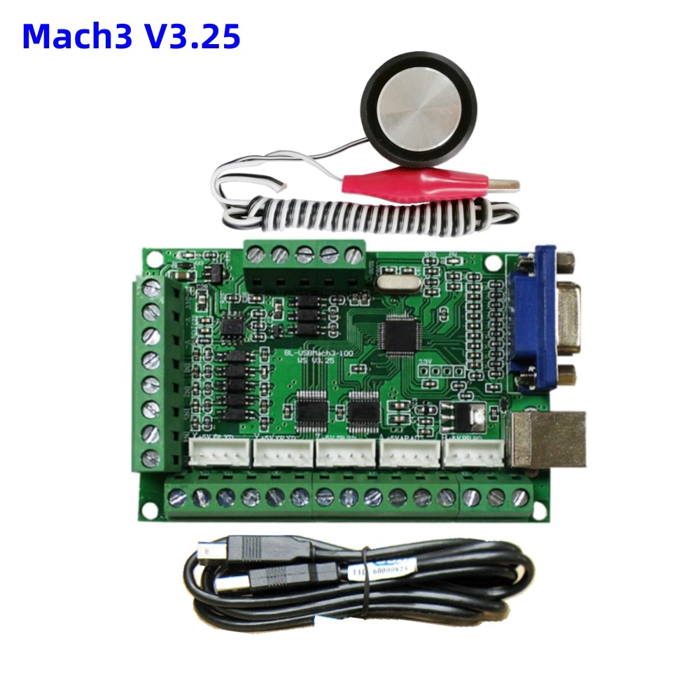 Jual Mach3 interface board cnc 5 axis breakout card control plate z ...
