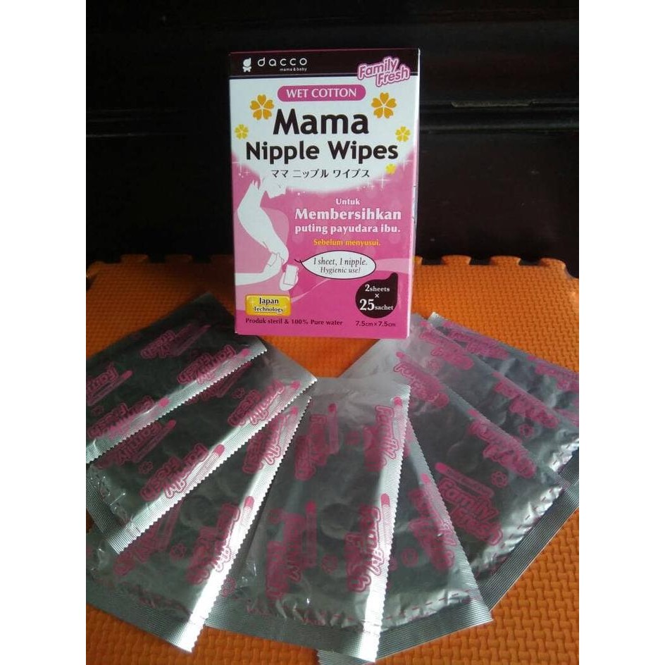 Jual BabYkid- Dacco Mama Nipple Wipes Tissue | Shopee Indonesia