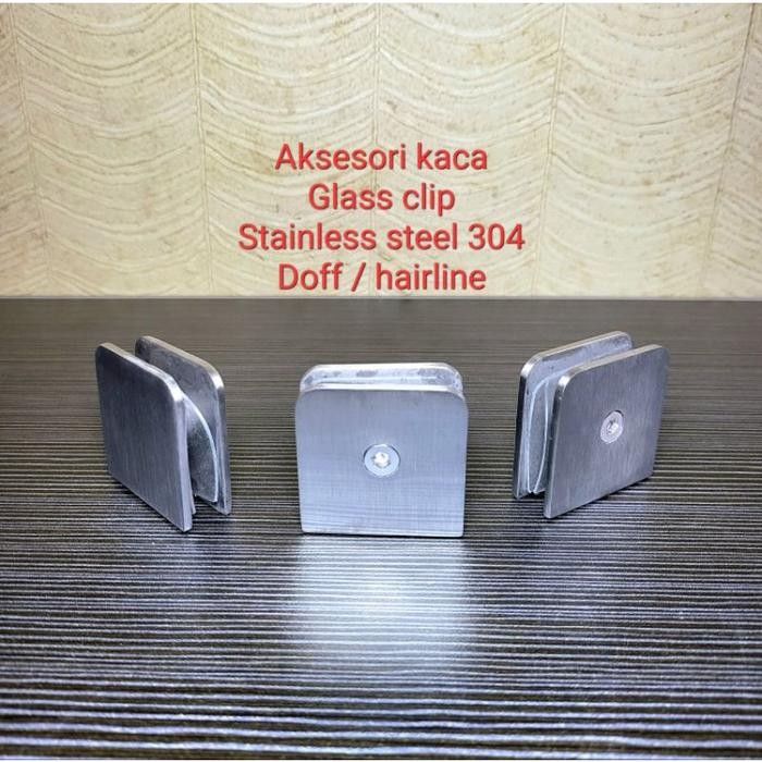 Jual TokoBSA- Jepit Kaca Kotak Doff Braket Glass Clamp Clip Railing ...