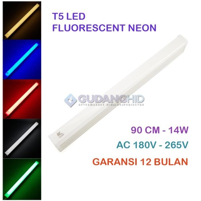 Jual LAMPU TL NEON T5 LED 90CM 14W TUBE FLUORESCENT AC 180V-265V ...