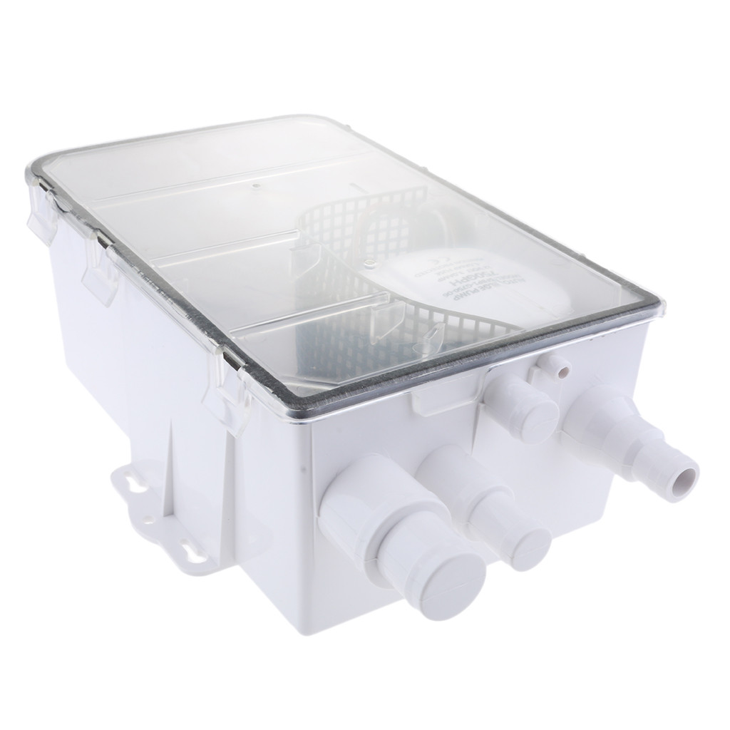 Jual 600Gph 12V Shower Sump Pump System Auto Bilge Drain Box Air Vent ...