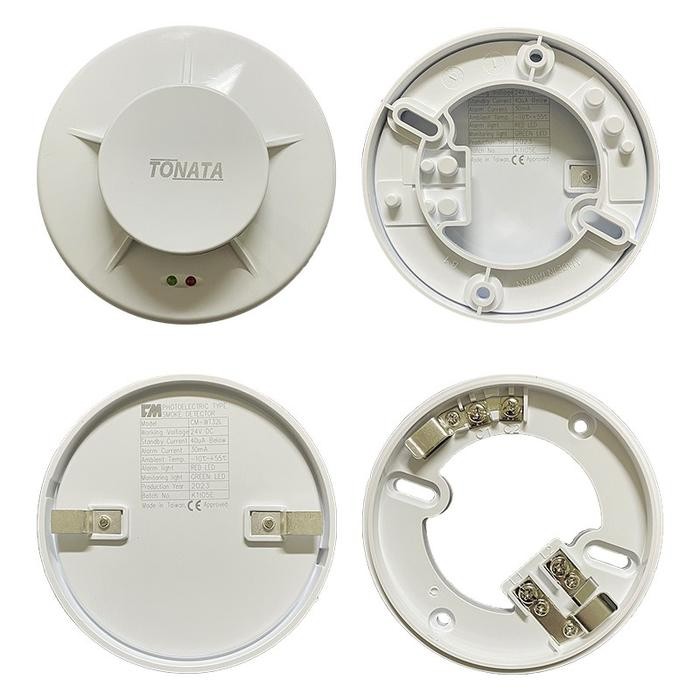 Jual CONVENTIONAL SMOKE DETECTOR PHOTOELECTRIC TONATA / 2 WIRE | Shopee ...