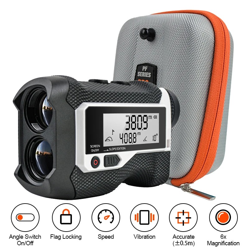 Jual Golf Laser Rangefinder 1200/800/600M Flag-Lock Slope Telemeter ...