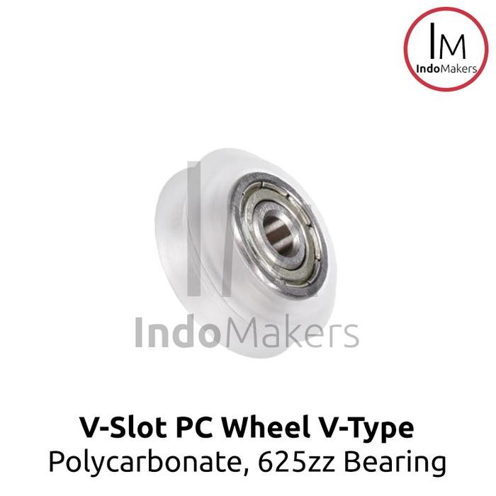 Jual OpenBuilds CNC V-Slot PC Polycarbonate V-Wheel V-Type 625zz ...
