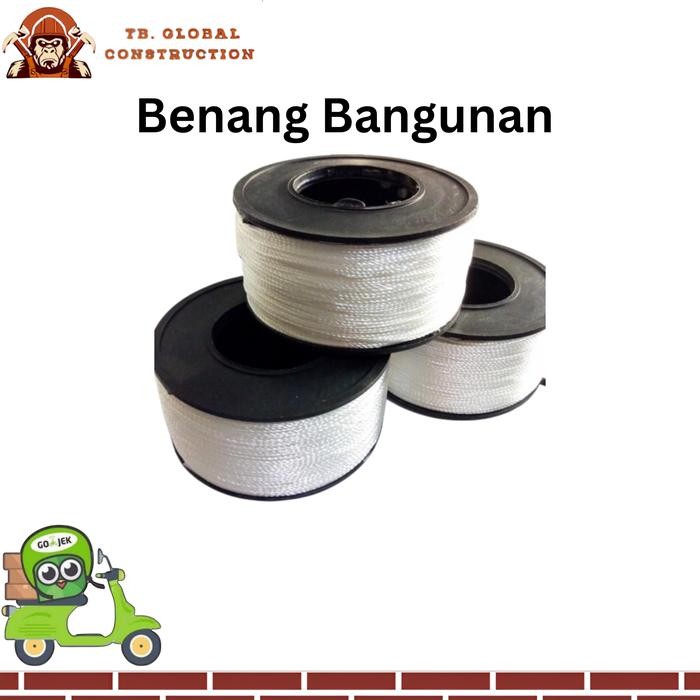 Jual Benang Bangunan Besar / Benang Layangan / Benang Nilon | Shopee ...