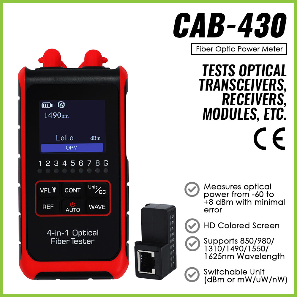 Jual Terbaik Mini 4 in 1 Fiber Optical Power Meter Cable Tester HD ...