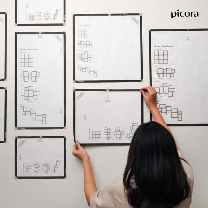 Jual oep6- Picora Arte Gallery Set S3-Frame Pigura Bingkai Foto Dinding ...